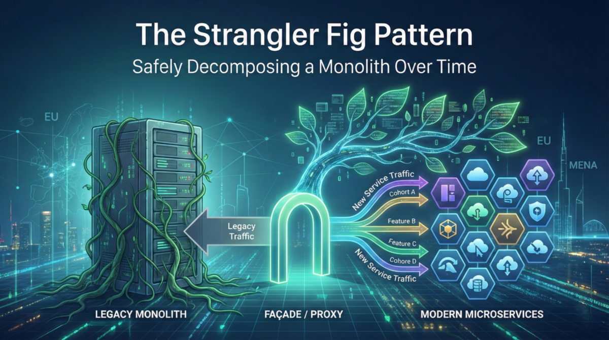 Strangler Fig Pattern: Decompose a Monolith Safely - Averroa